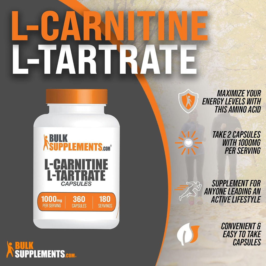 l-carnitine tartrate for fat metabolism