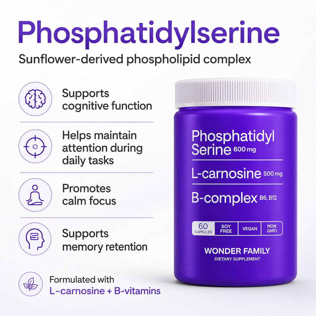 L-Carnosine and vitamins for focus