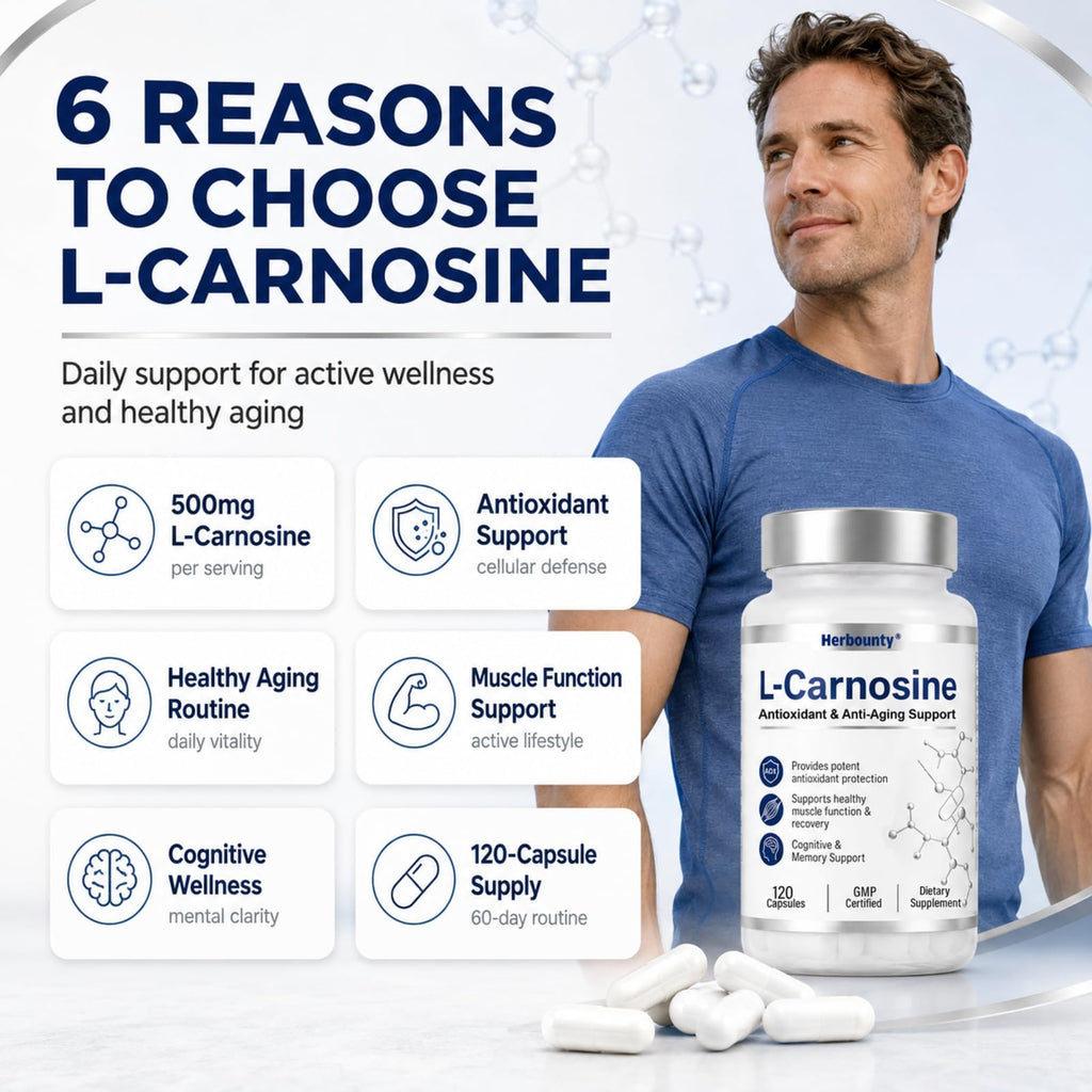L-Carnosine capsules for cellular support