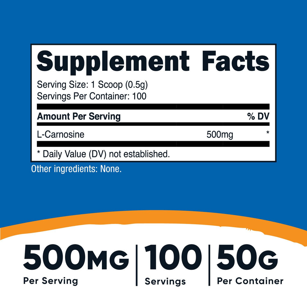 L-Carnosine supplement for active lifestyles