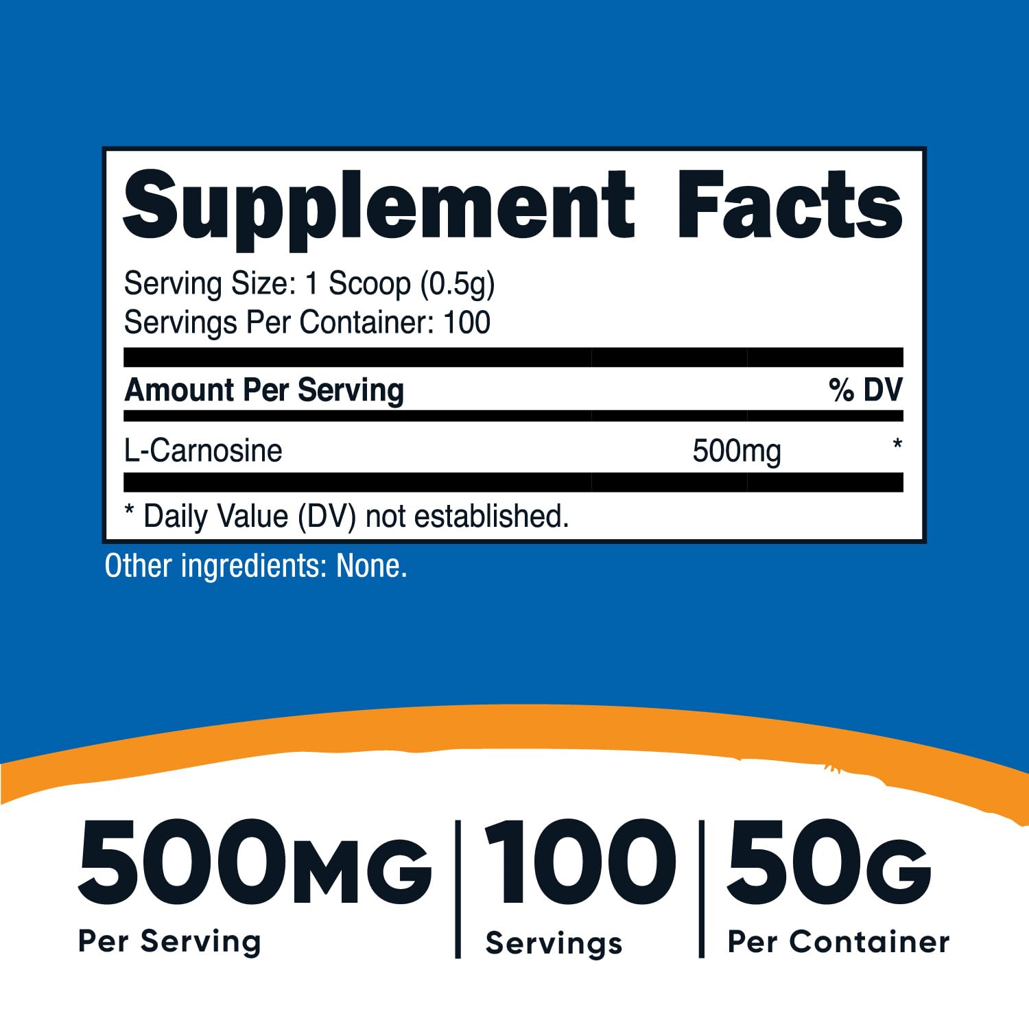 L-Carnosine supplement for active lifestyles