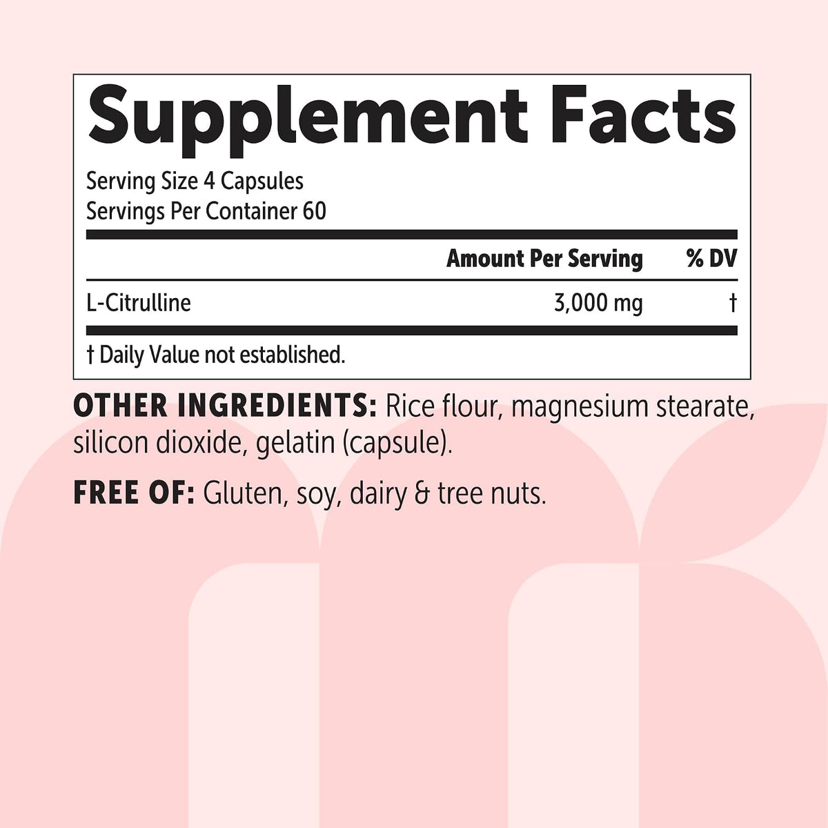 L-Citrulline 3000 mg for workout performance