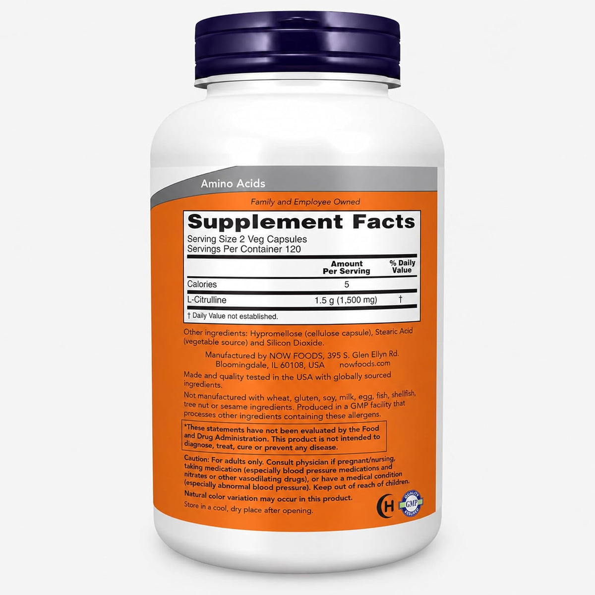 L-Citrulline 750 mg veggie capsules