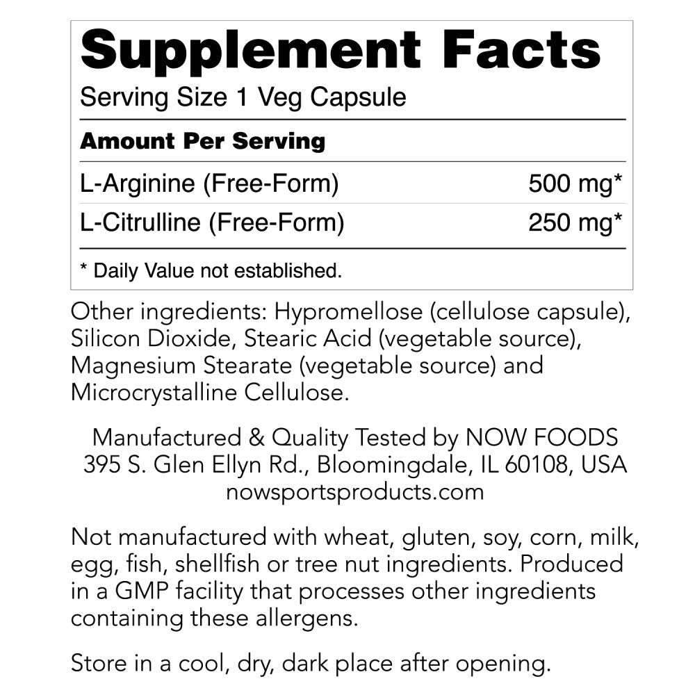 l-citrulline and l-arginine benefits