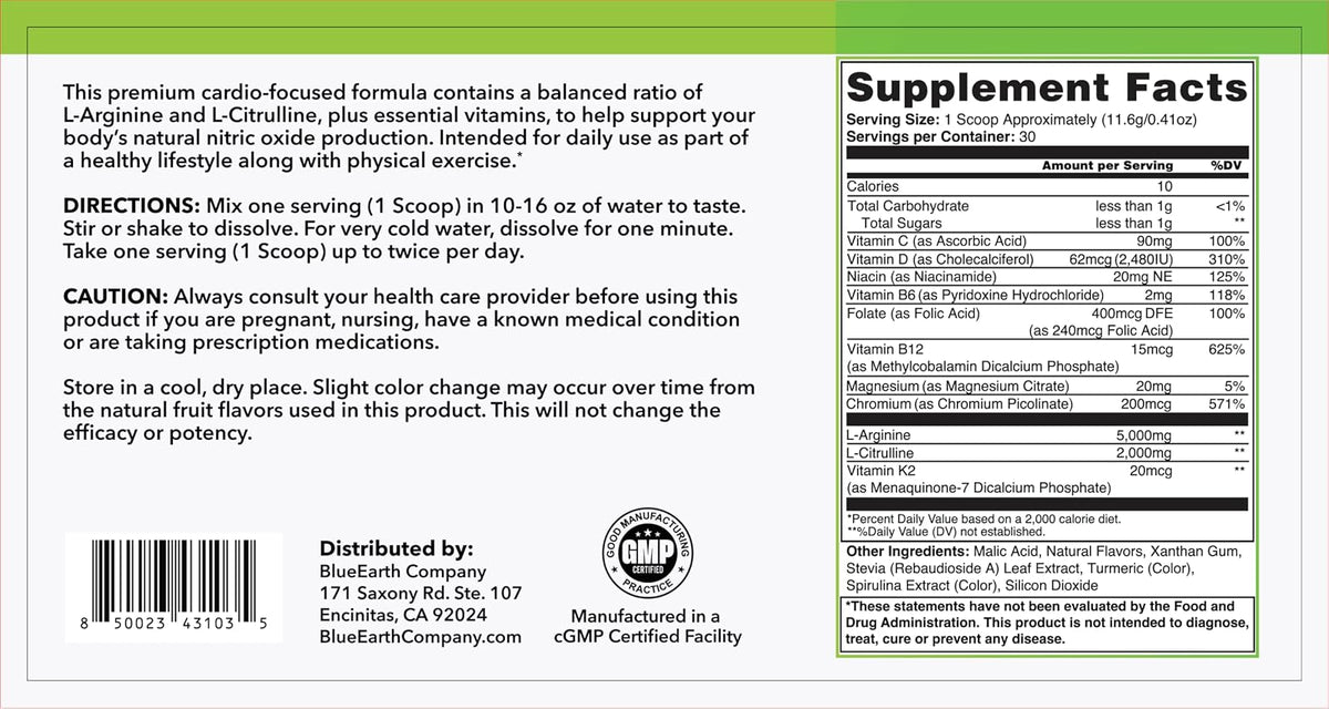 l-citrulline and l-arginine benefits
