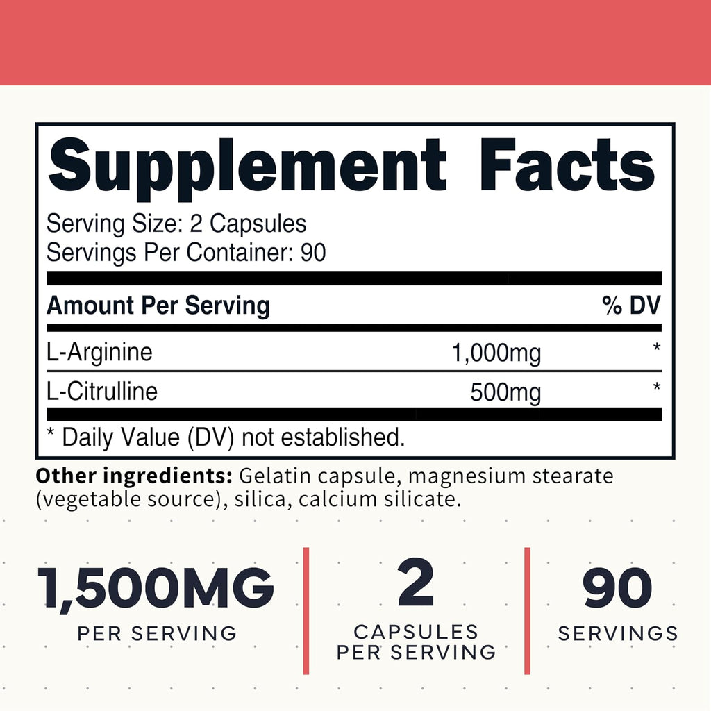 L-Citrulline and L-Arginine blend