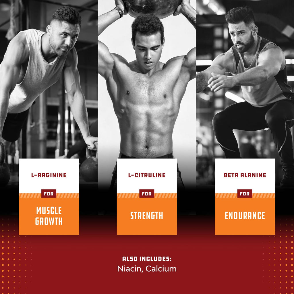 l-citrulline and l-arginine synergy