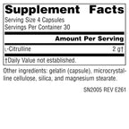 L-Citrulline capsules for athletic performance