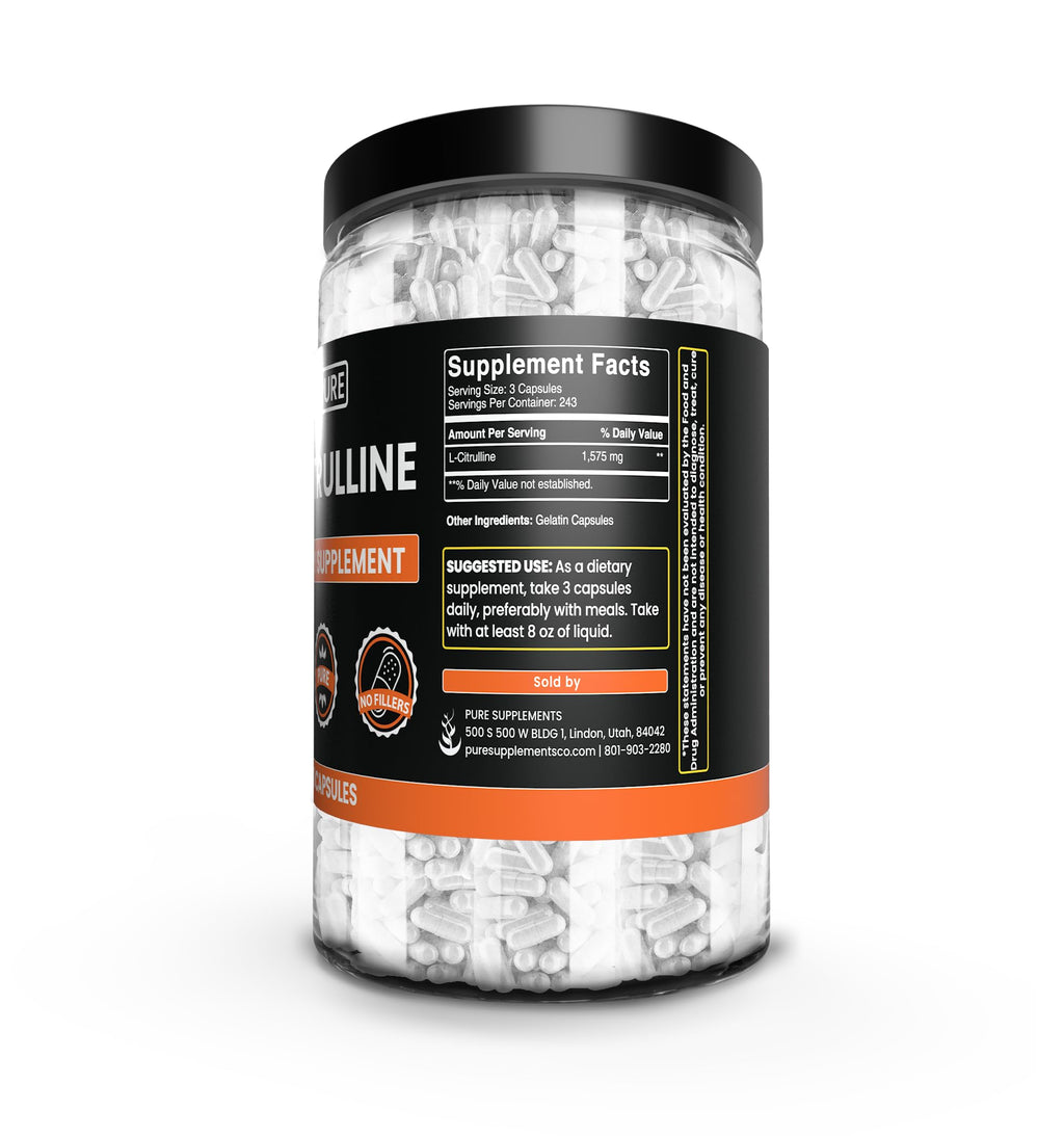 l-citrulline capsules for muscle recovery