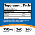 l-citrulline complex for enhanced performance