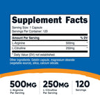 l-citrulline complex for improved performance