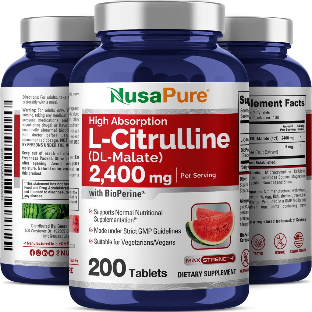 L-Citrulline DL-Malate for muscle recovery