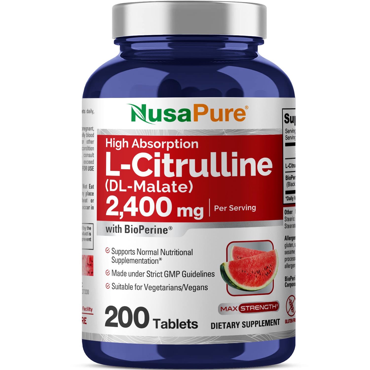 L-Citrulline DL-Malate pre-workout boost
