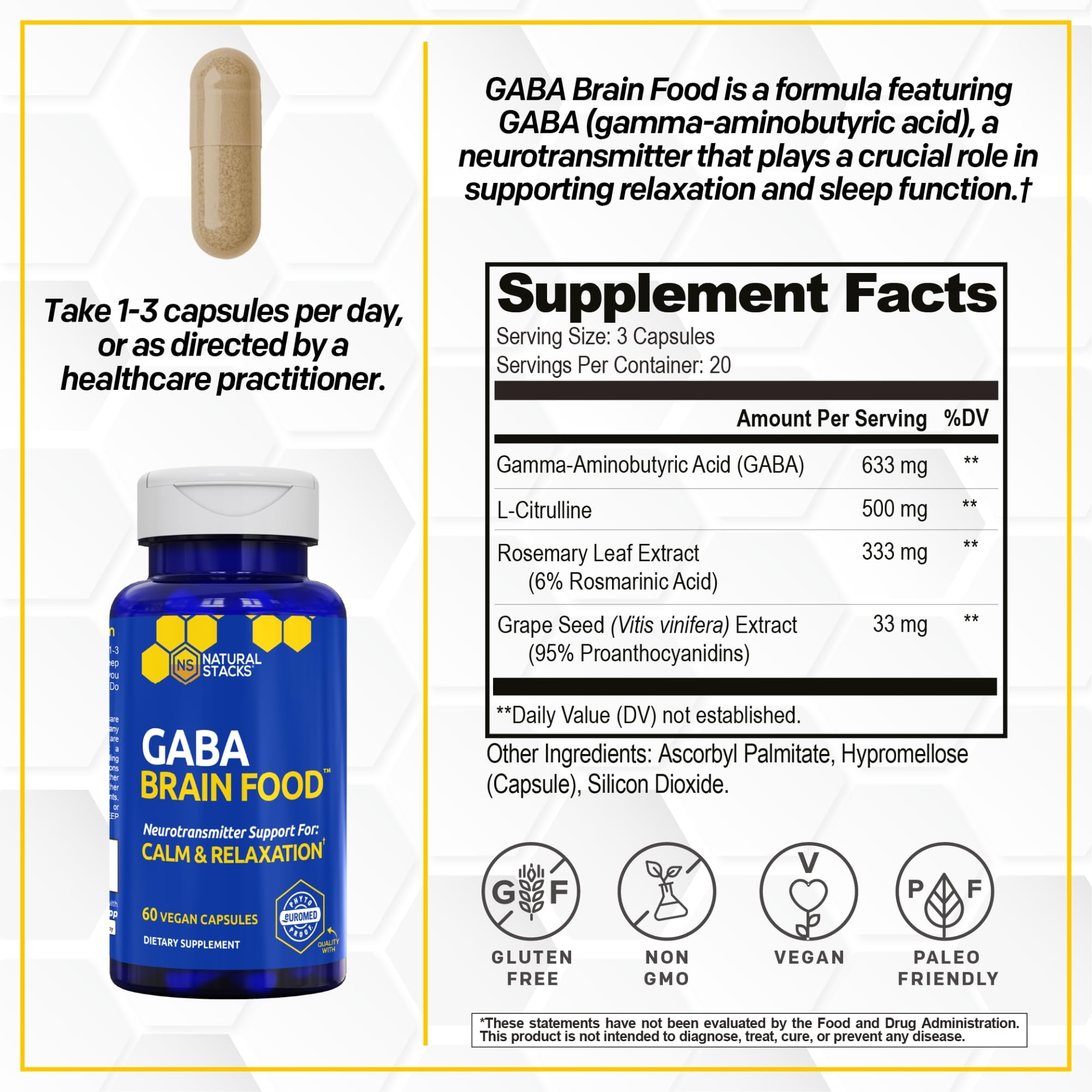 L-Citrulline for enhanced calmness