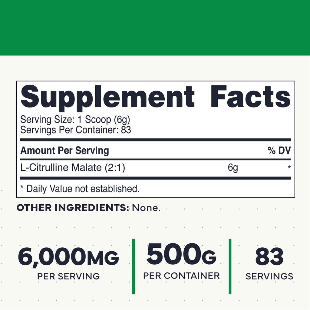 L-Citrulline Malate drink mix for energy