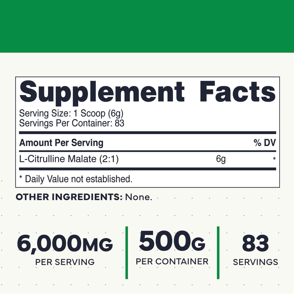 L-Citrulline Malate drink mix for energy