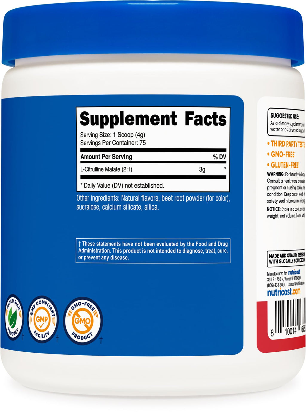 L-Citrulline Malate for improved performance