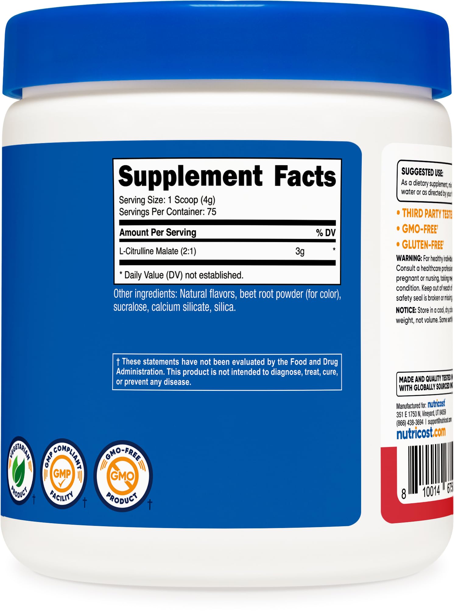 L-Citrulline Malate for improved performance
