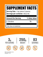L-Citrulline powder enhances workout performance
