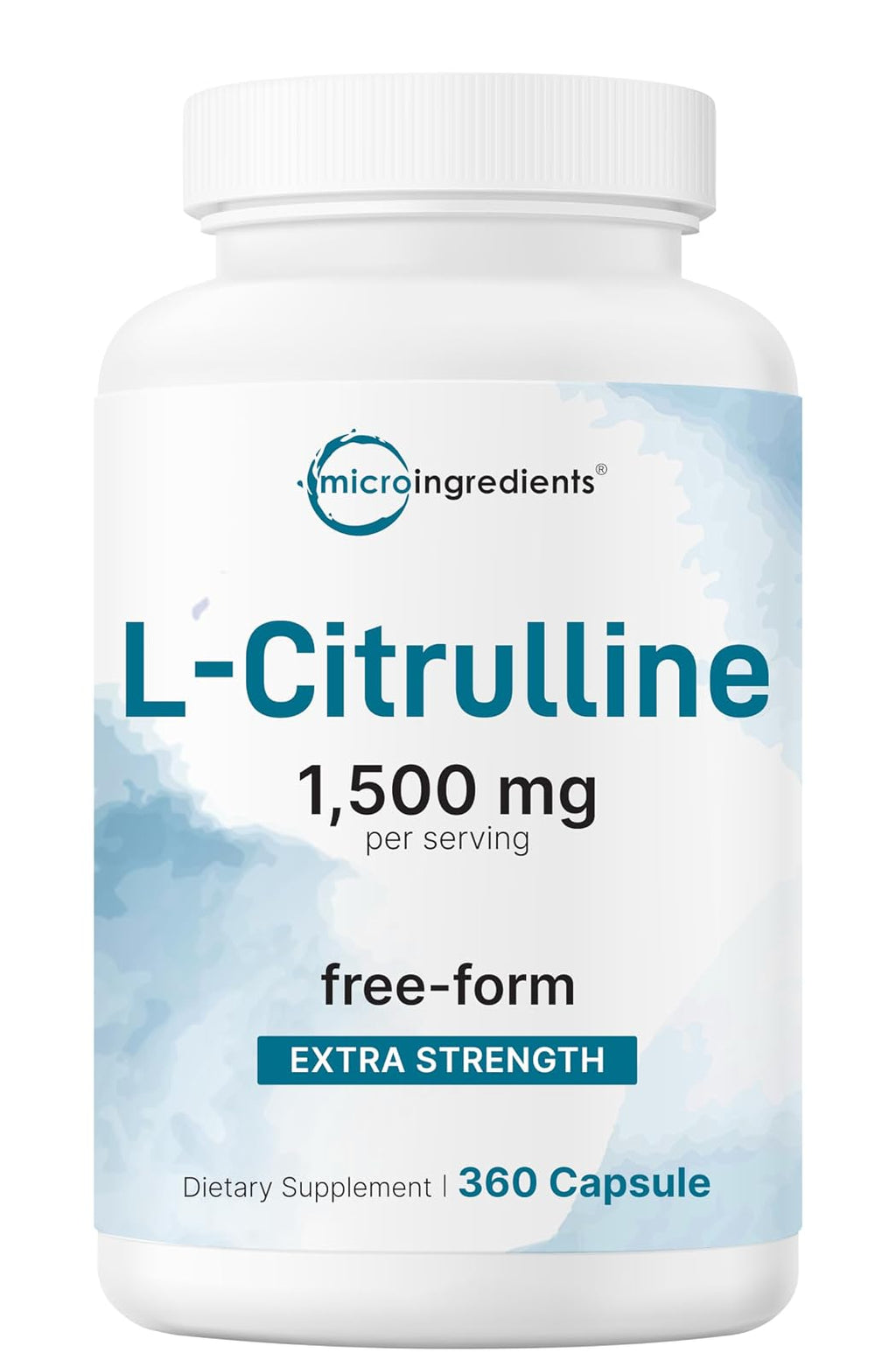 L Citrulline pre-workout supplement capsules