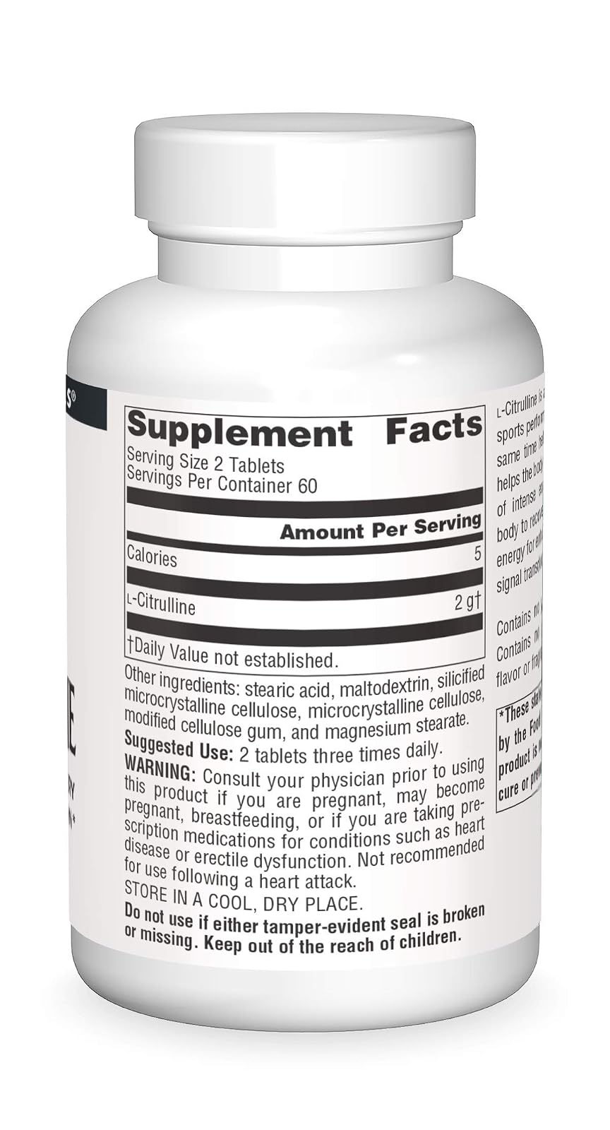 L-Citrulline tablets for athletic performance