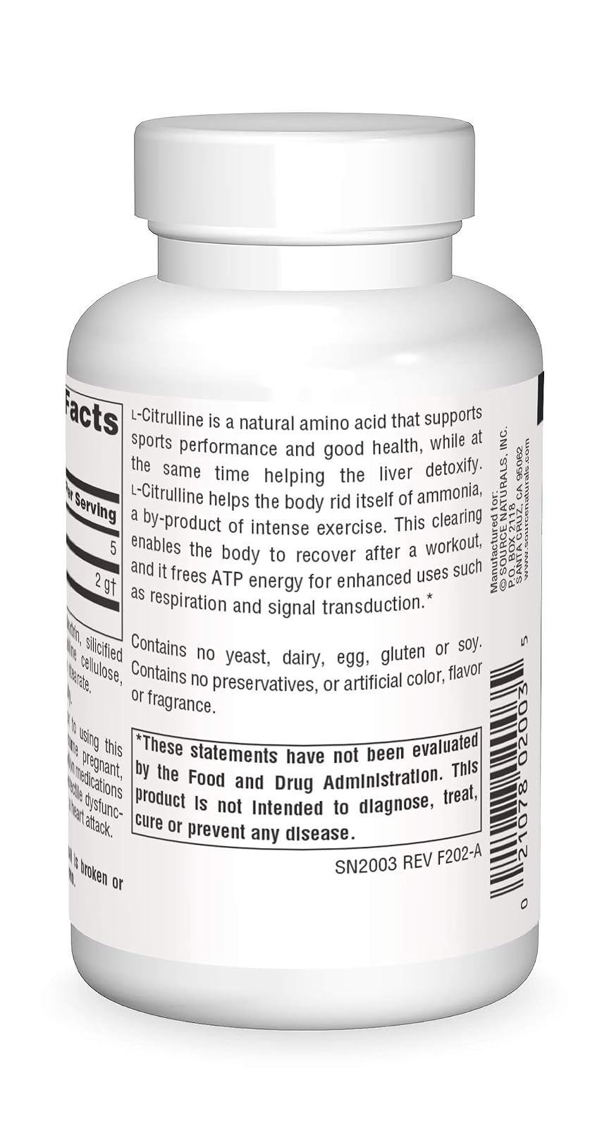 L-Citrulline tablets for endurance support