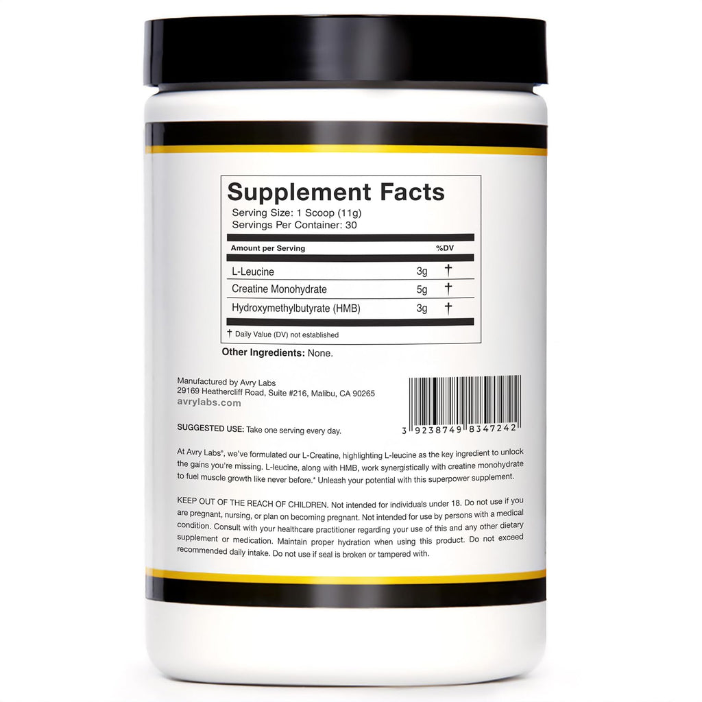 L-CREATINE creatine for workout recovery
