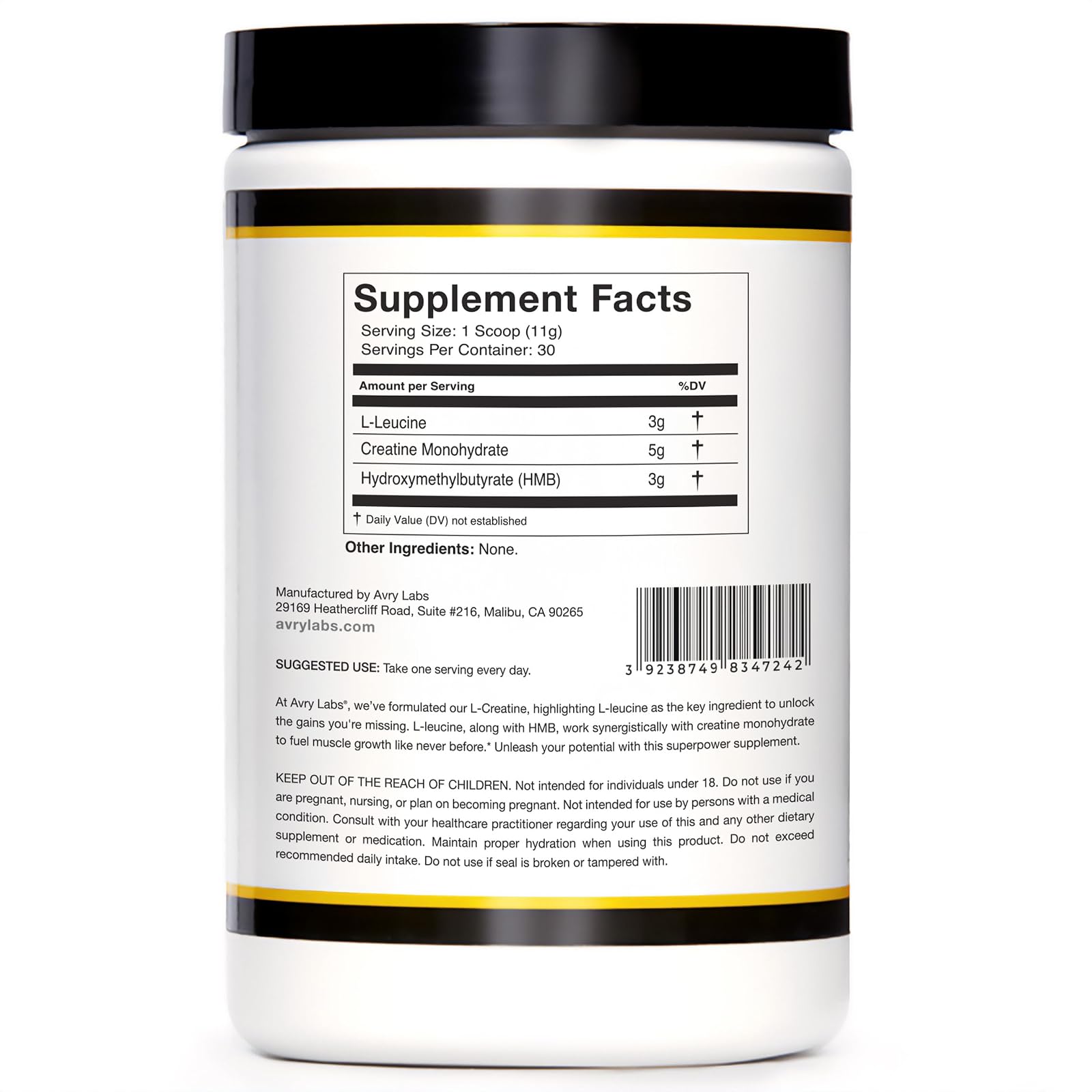 L-CREATINE creatine for workout recovery