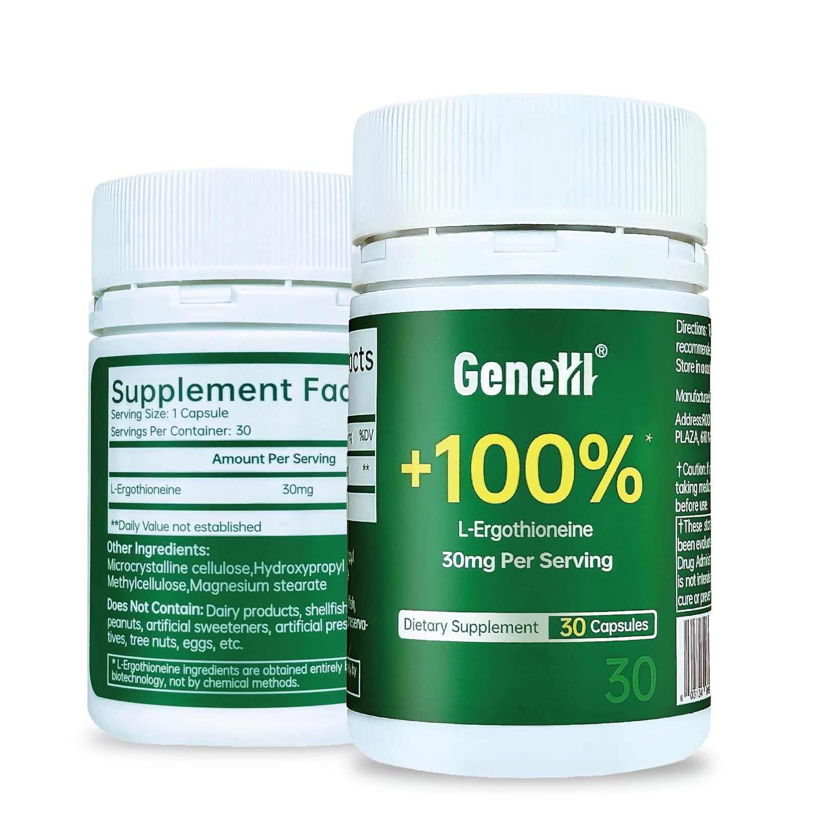 L-Ergothioneine antioxidant capsules