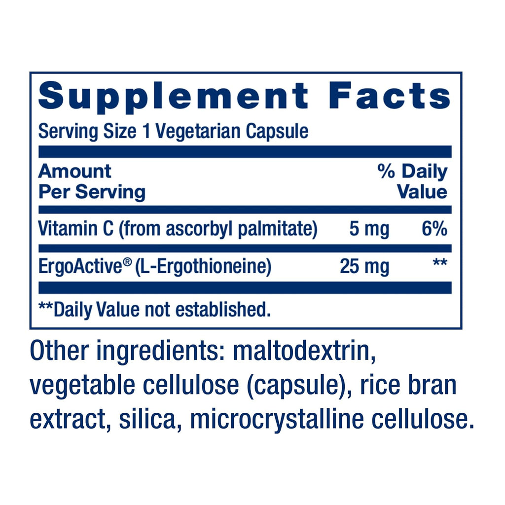 L-Ergothioneine capsules for optimal health