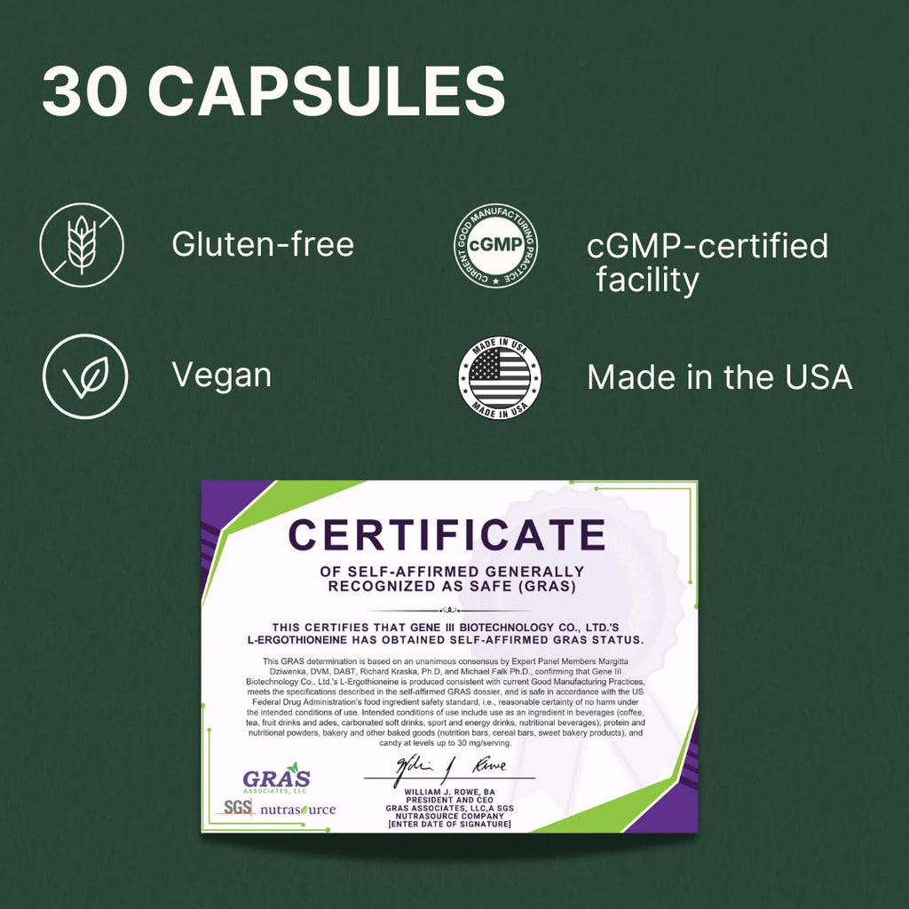 L-Ergothioneine for cellular protection