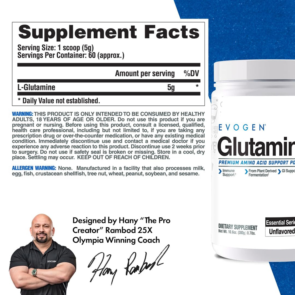 L-Glutamine for muscle recovery