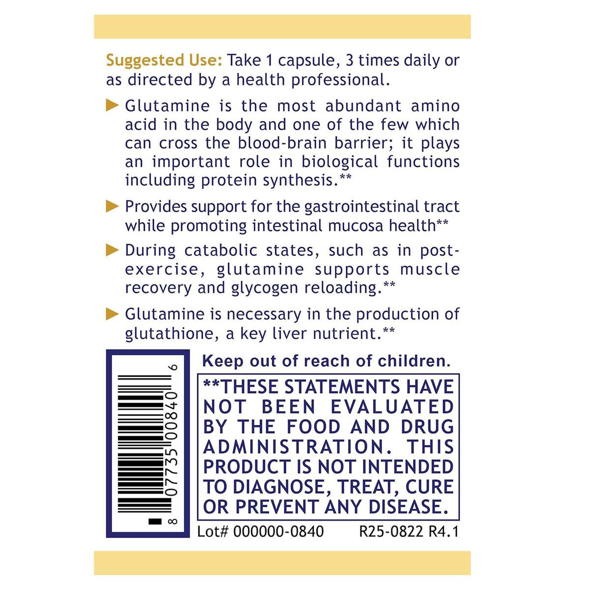 L-Glutamine for muscle recovery