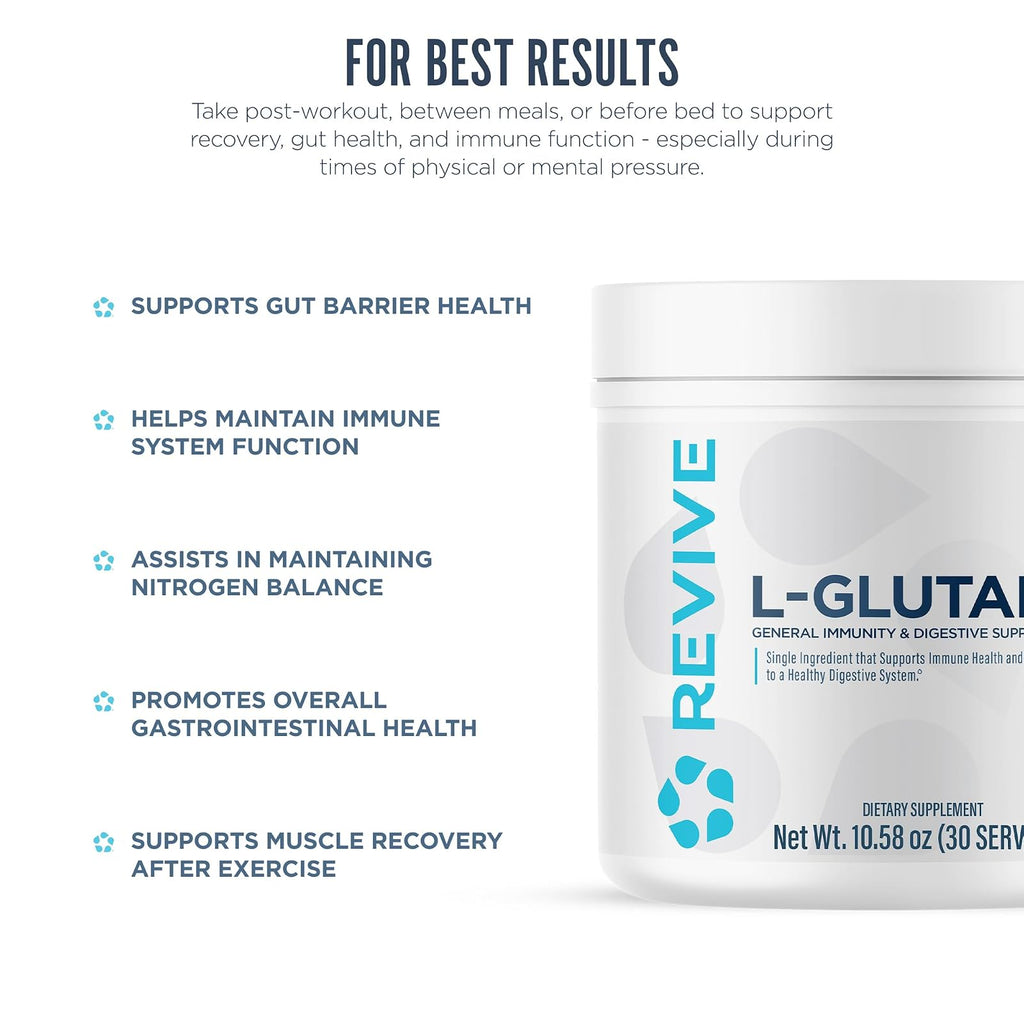 L-Glutamine powder enhances gut health