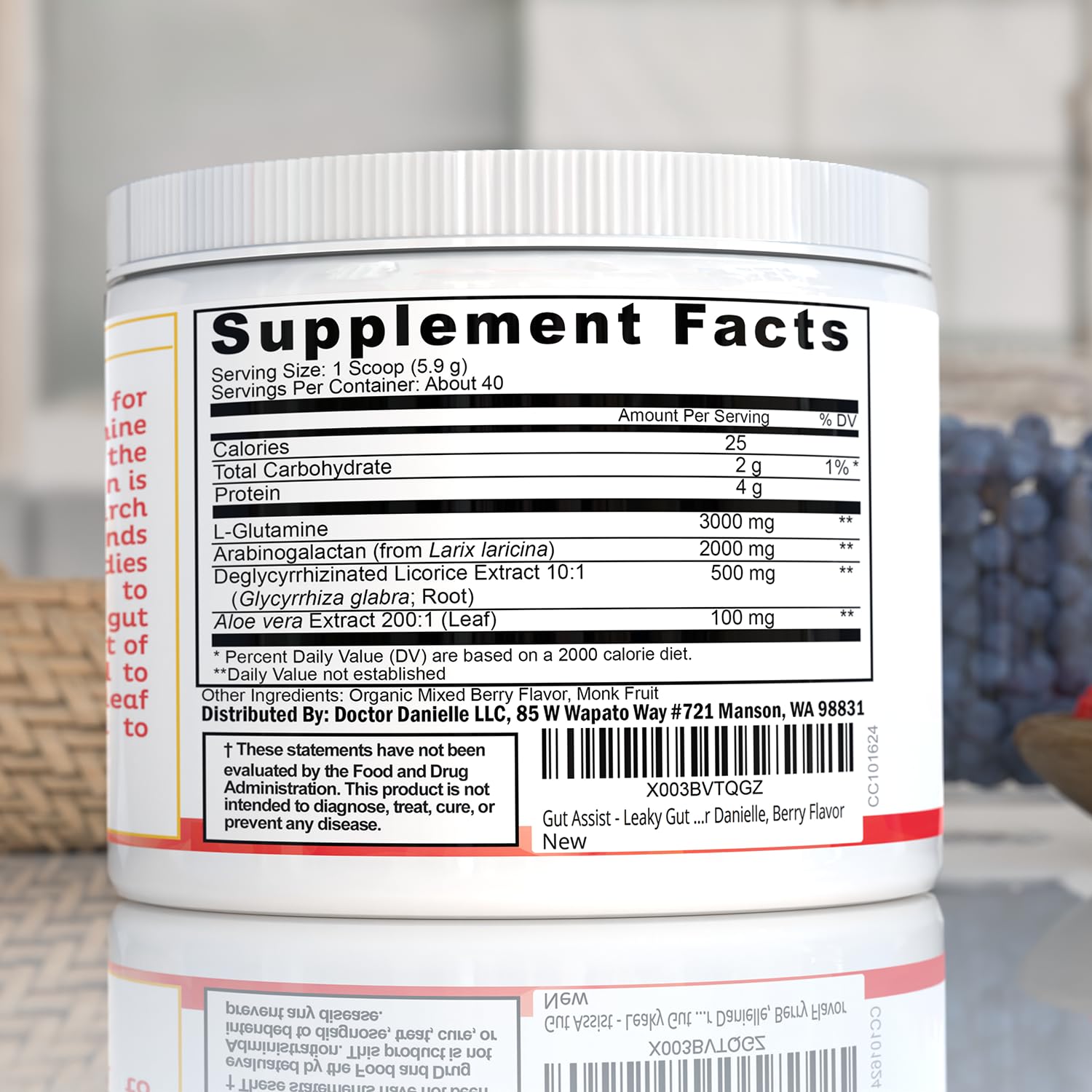 L-glutamine powder for enhanced recovery