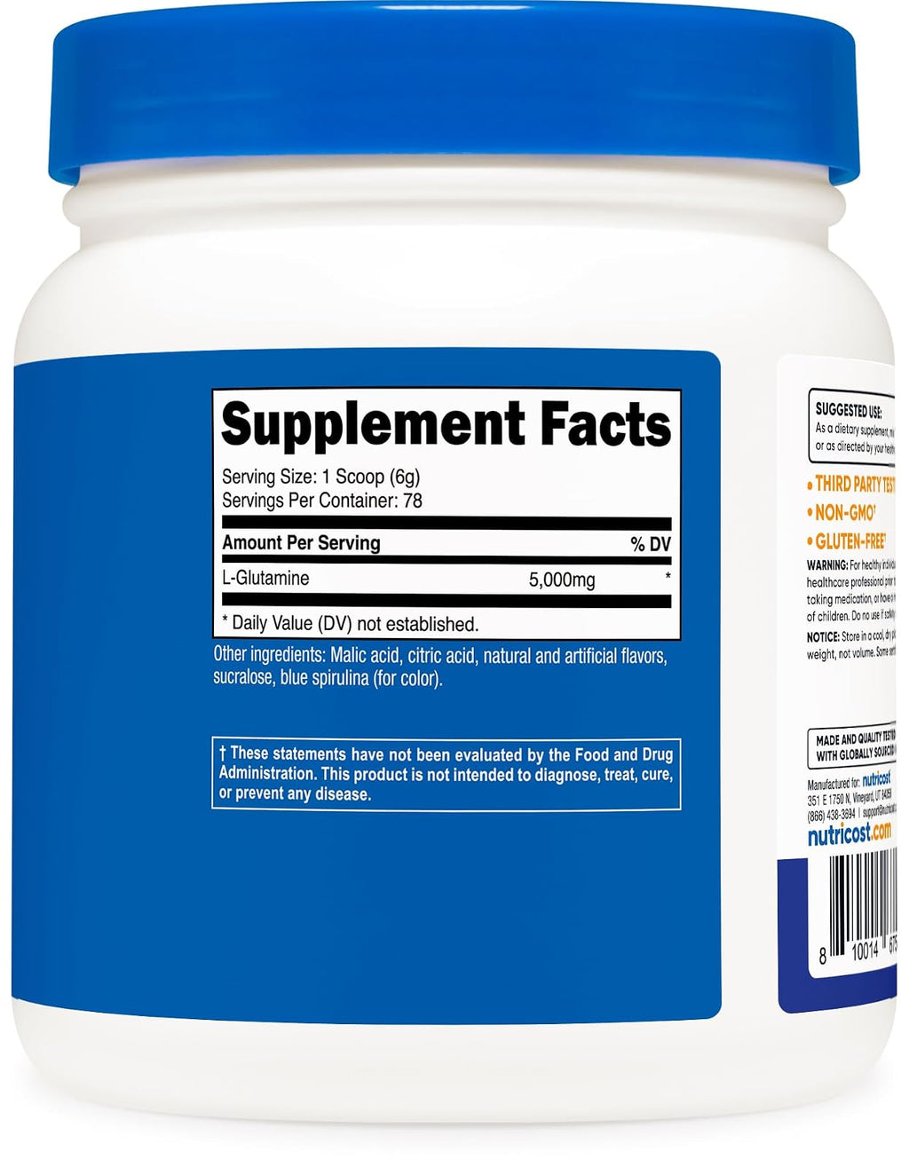 L-Glutamine powder for gut health