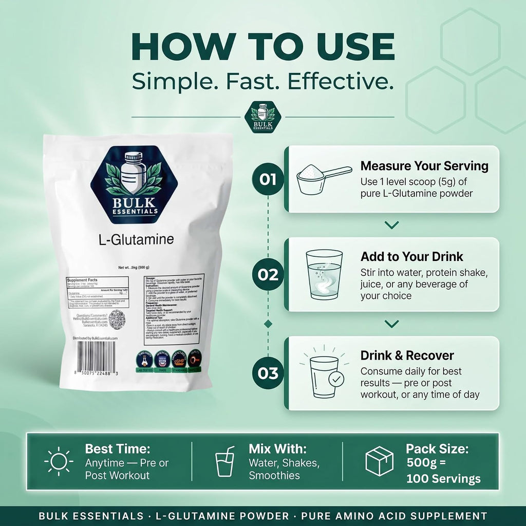L-Glutamine powder for gut health