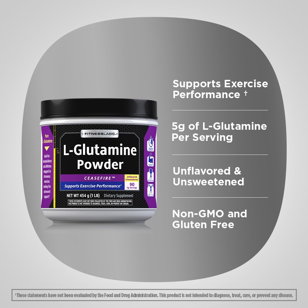 L Glutamine powder for post-workout support