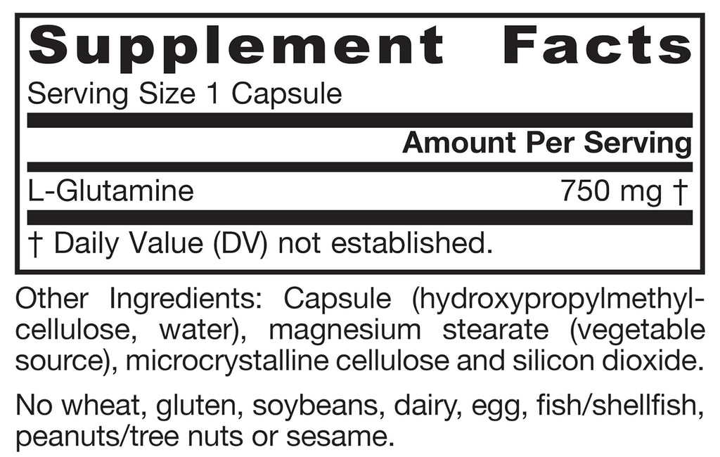 l-glutamine supplement for immune support