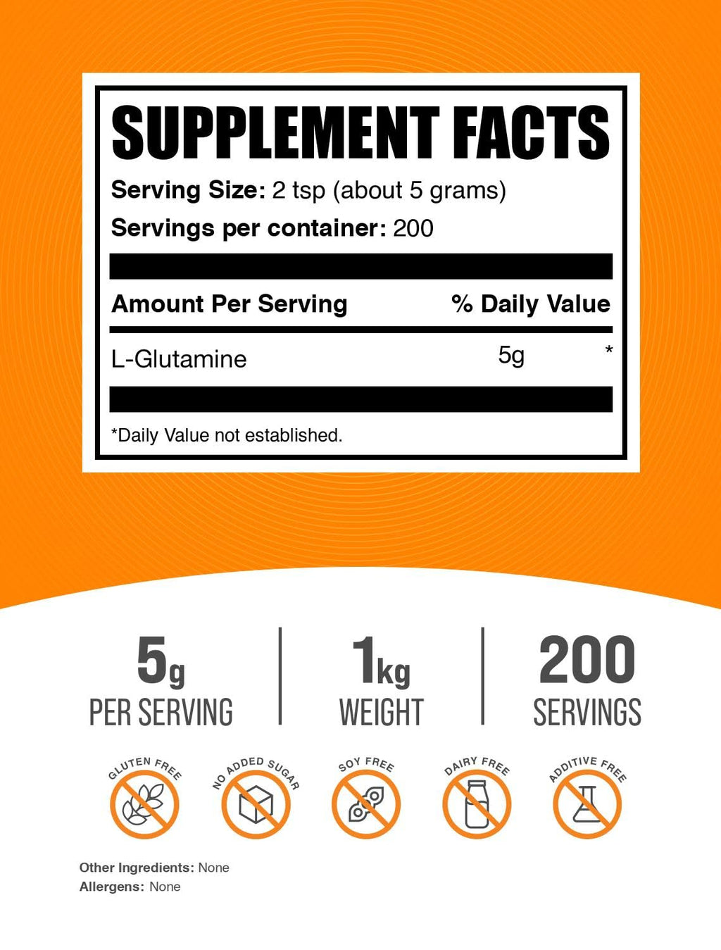 l-glutamine supplement for muscle support