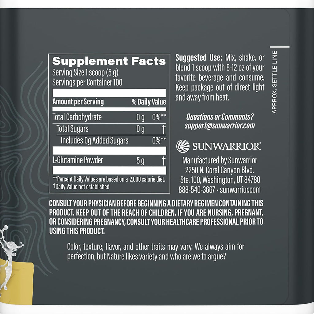 l-glutamine supplement for muscle support