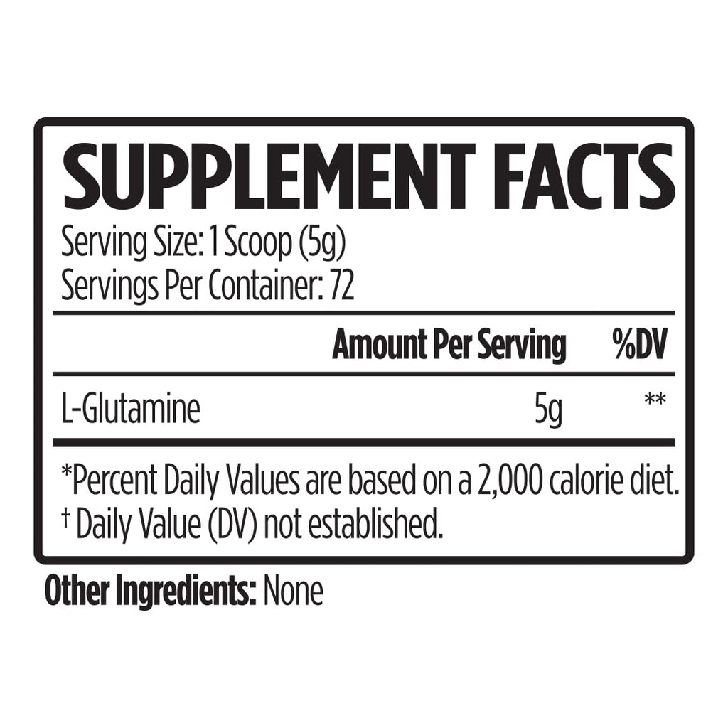 L-Glutamine supplement for muscle support