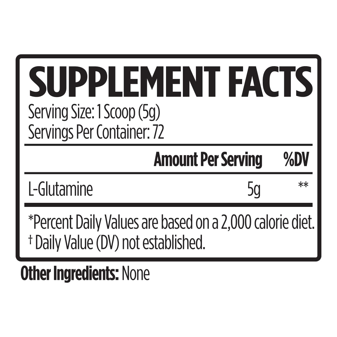 L-Glutamine supplement for muscle support
