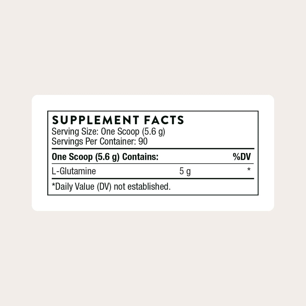 L-Glutamine supplement for muscle support