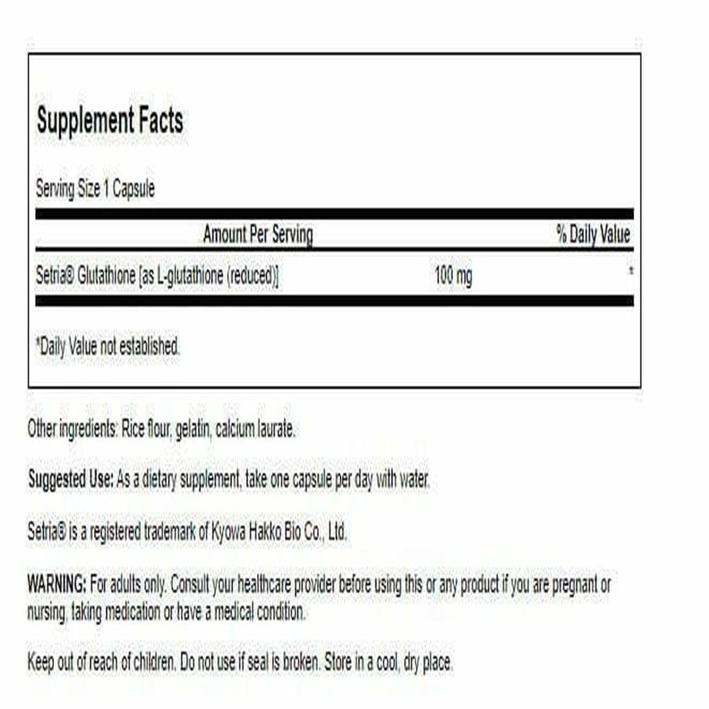 L-Glutathione antioxidant support supplement