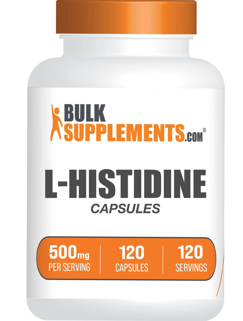 L-Histidine 500 mg capsules for wellness