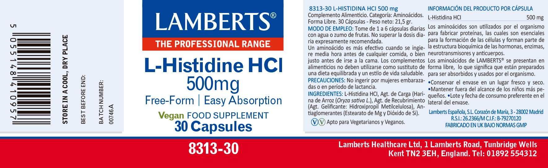L-Histidine for muscle recovery