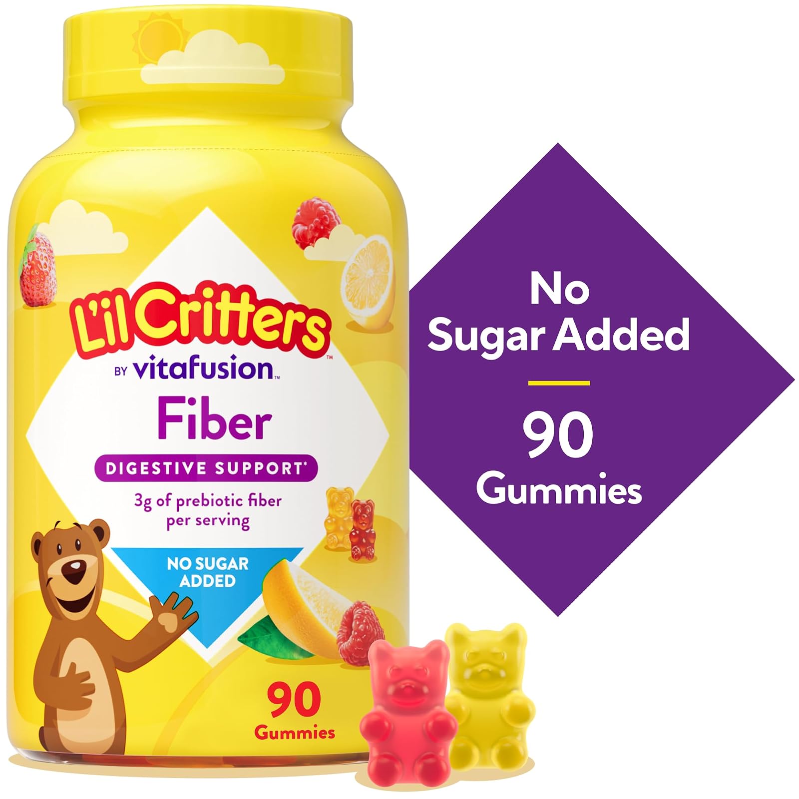 L'il Critters fiber gummies for daily nutrition