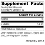 l-leucine 500 mg for enhanced athletic performance