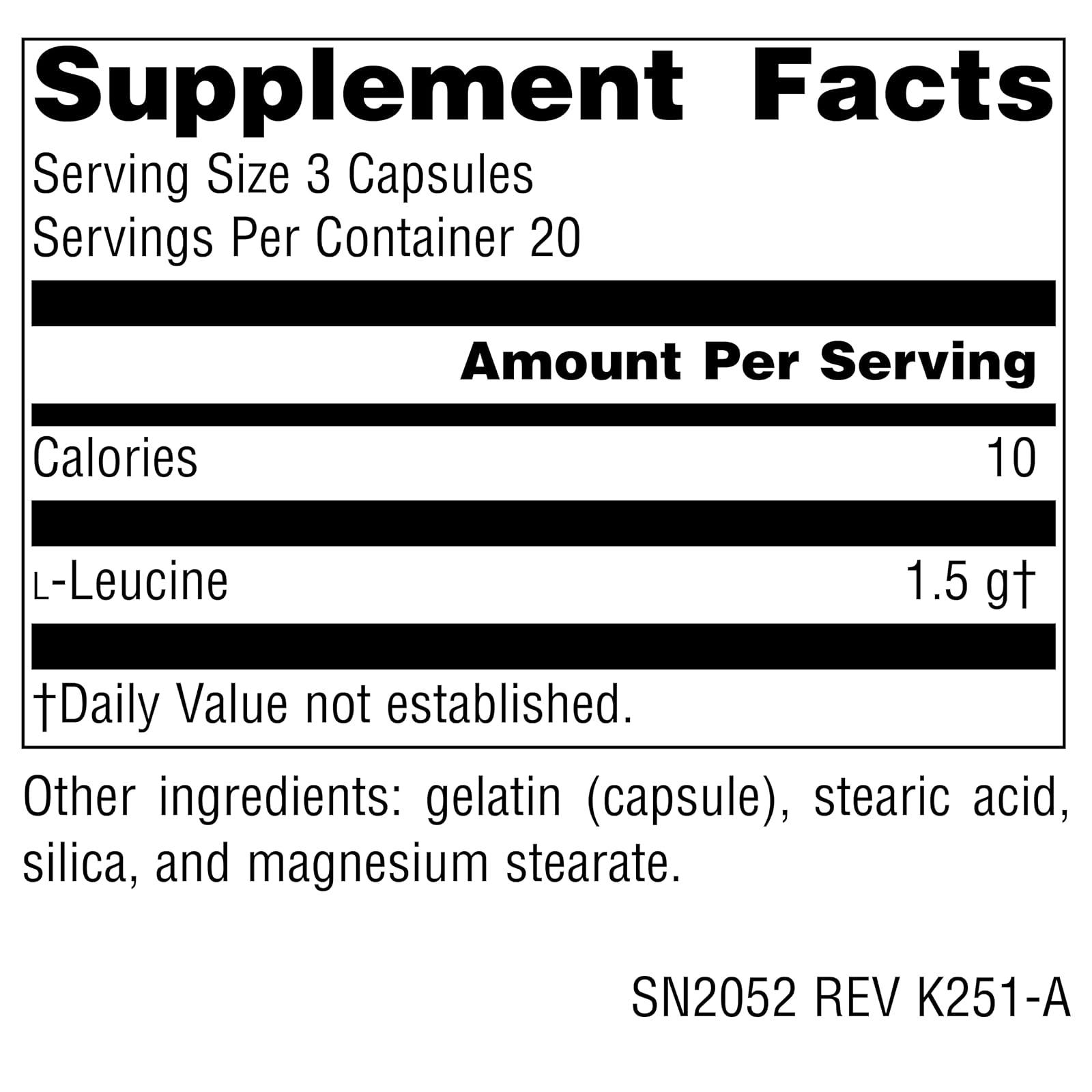 l-leucine 500 mg for enhanced athletic performance